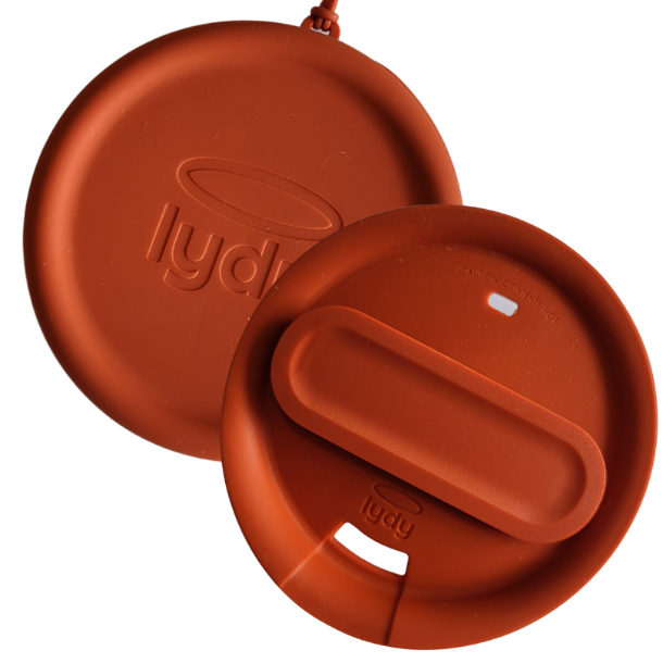 Sustainable Coffee Accessory | Coffee Lid - Ochre - Lydy