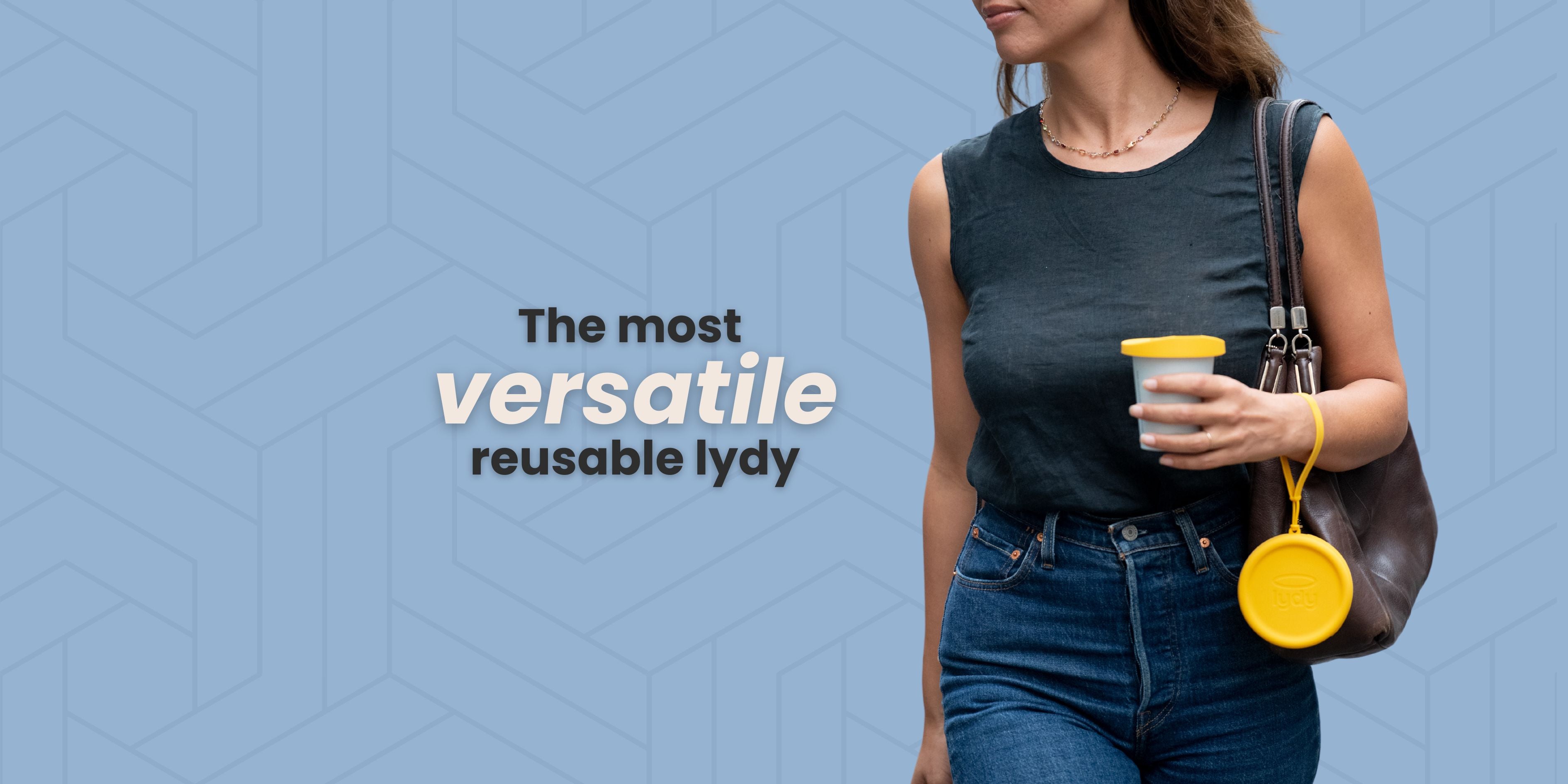 Lydy Reusable Silicone Coffee Cup Lids